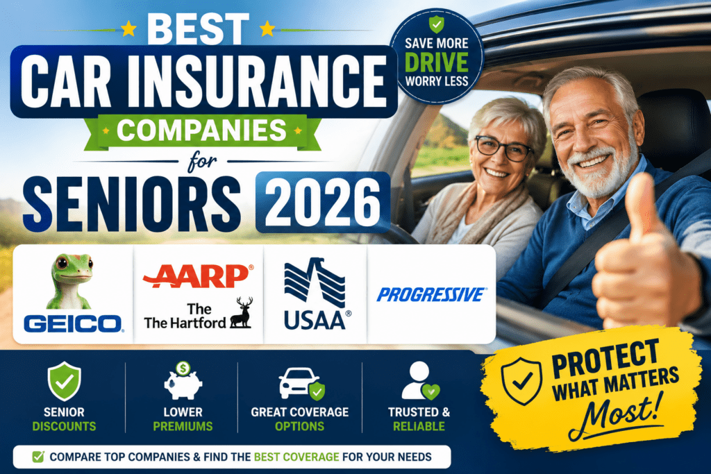 Best Car Insurance Companies for Seniors 2026 (Geico, Hartford AARP ...