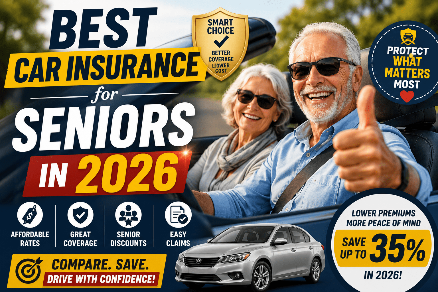 Best Car Insurance for Seniors in 2026 - Senior Car Insurance Quotes ...